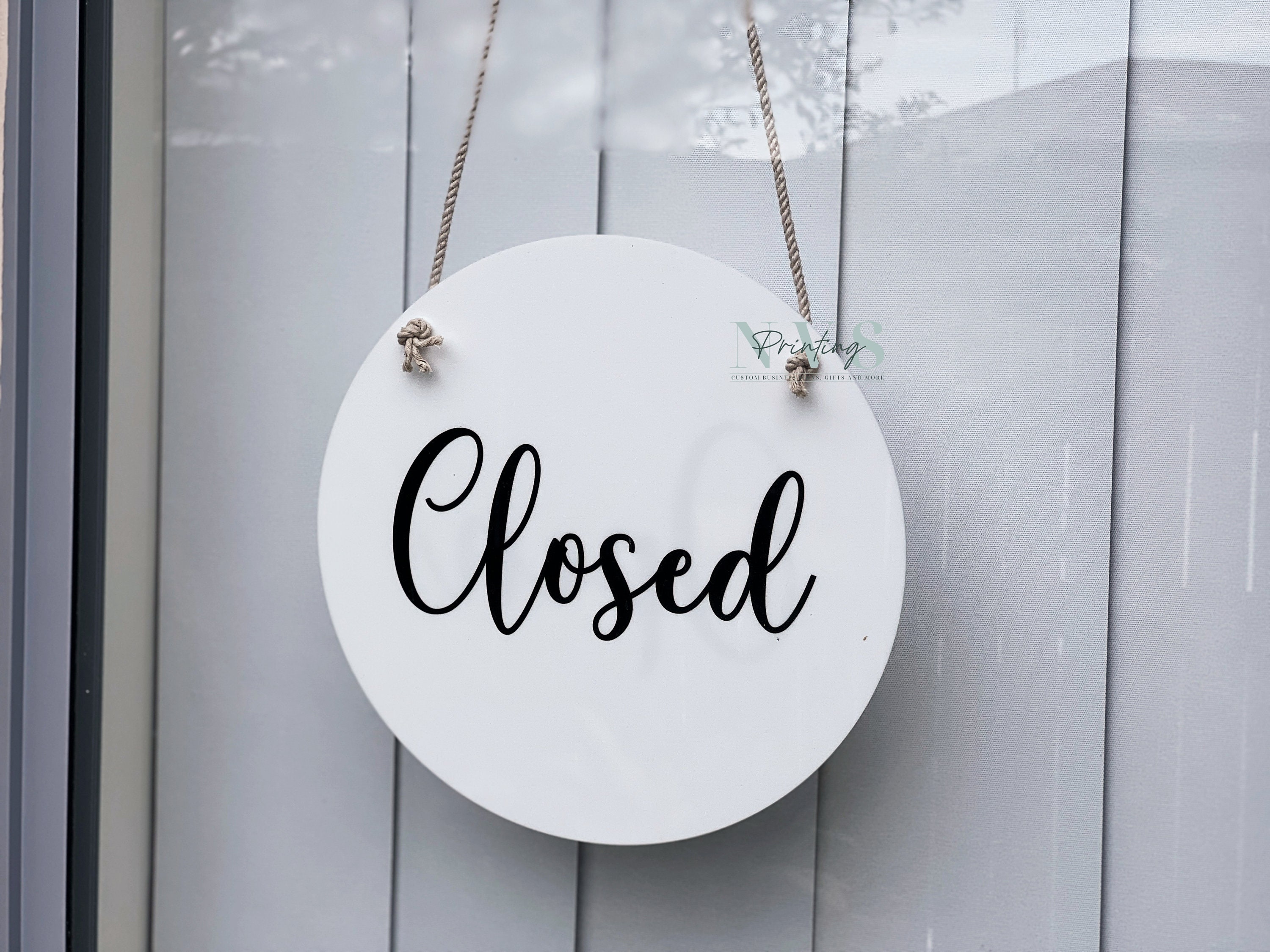 Open Closed Sign 3D Letters Double Sided Business Signage Door | Etsy ...