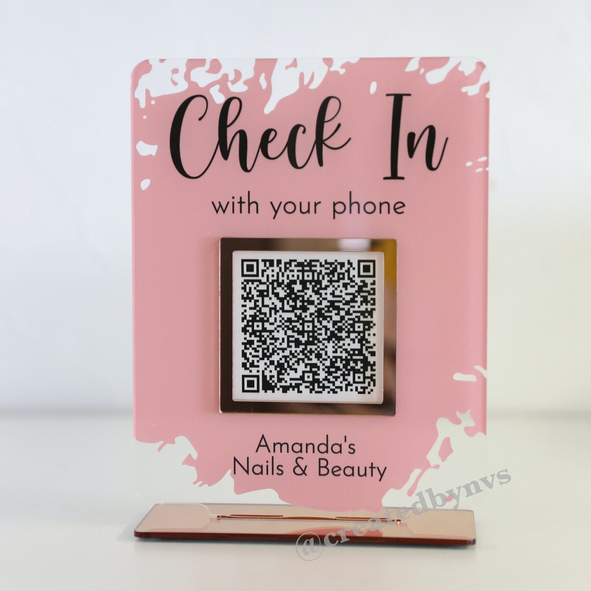 QR Code Sign Plaque Business Sign Salon Sign Hairdresser - Etsy Australia