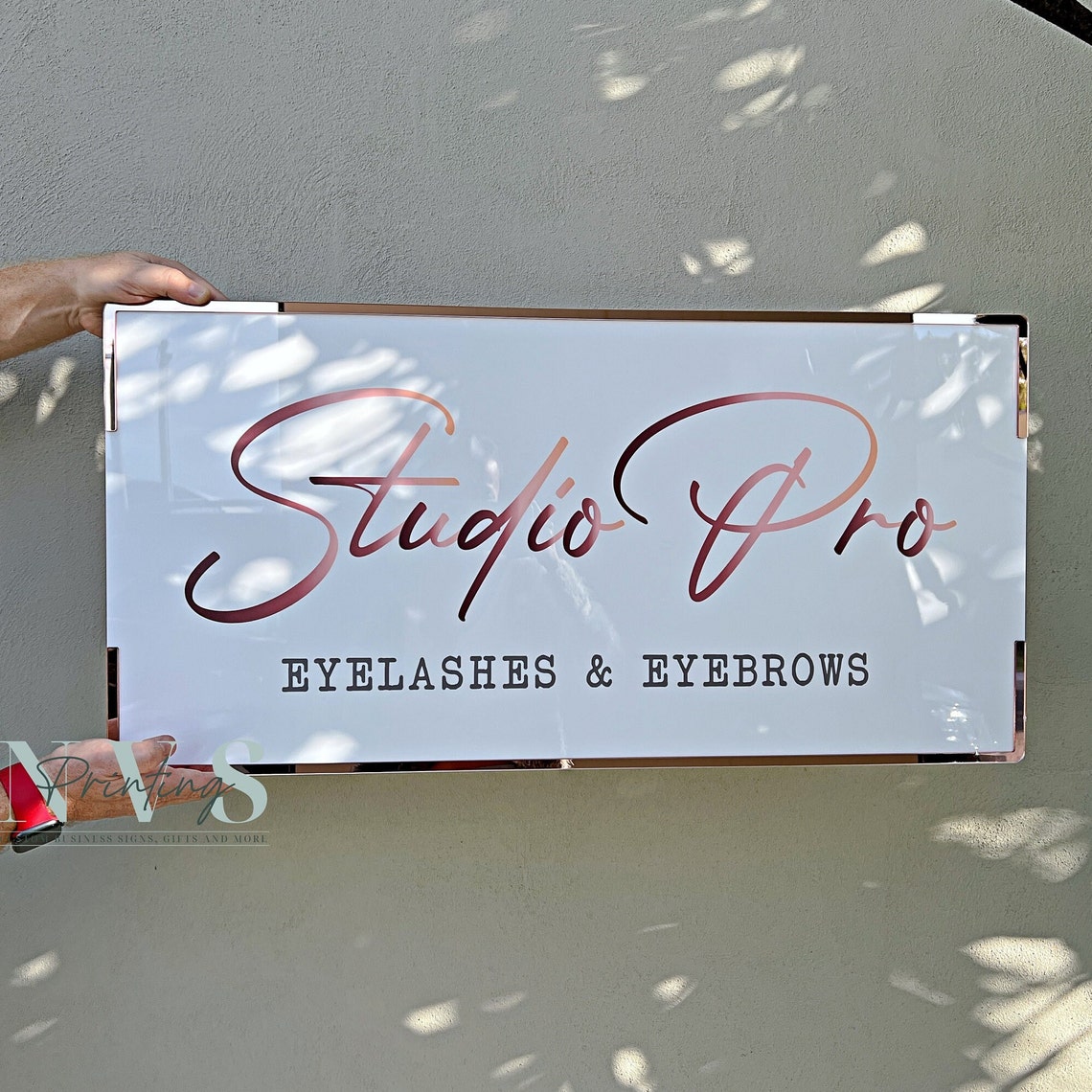 Rectangle Business Sign Logo Sign Custom Business Signage - Etsy