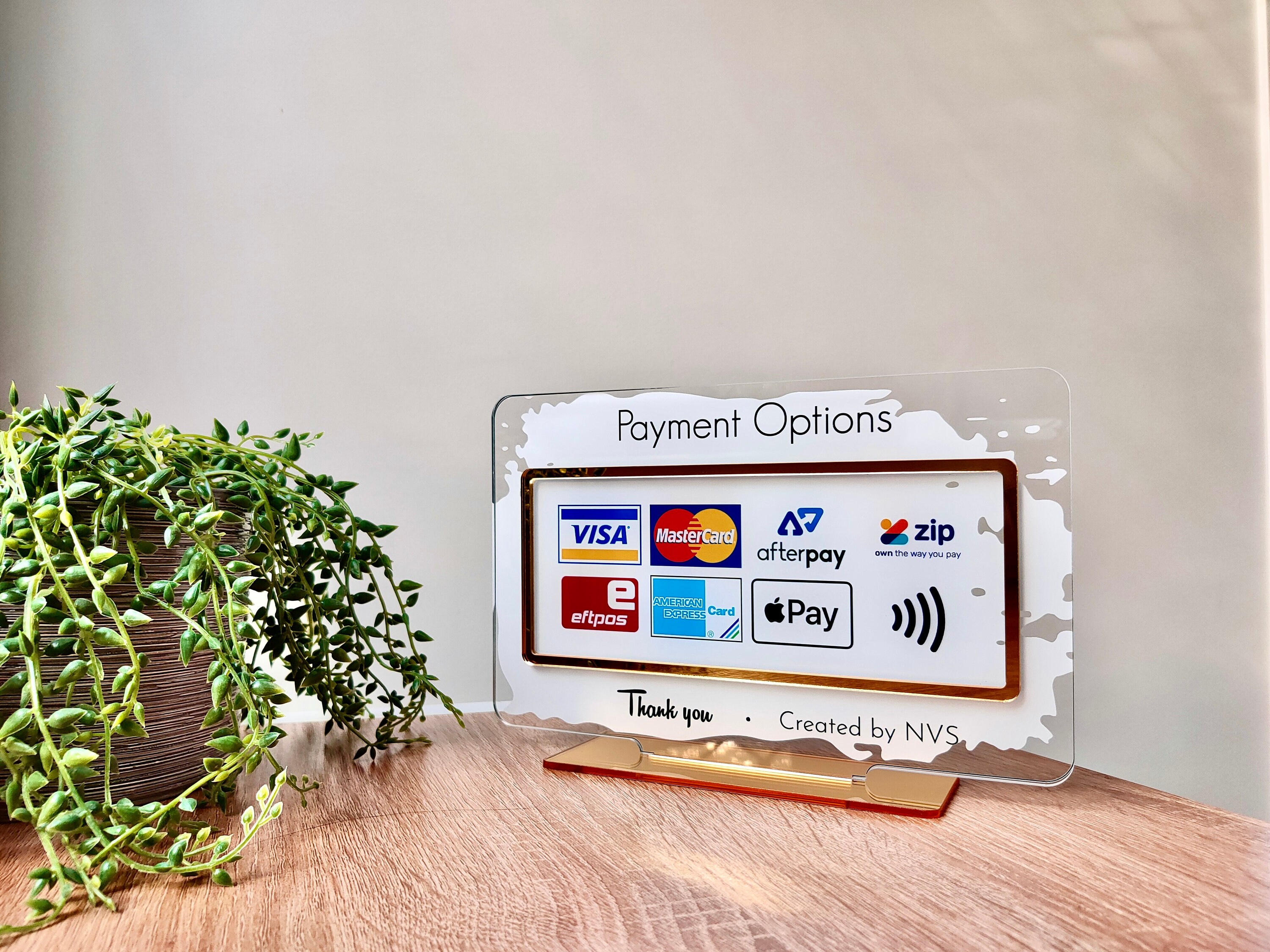 Payment Method Sign Payments Business Sign Plastic Sign | Etsy