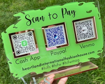 Cashapp Qr Sign - Etsy