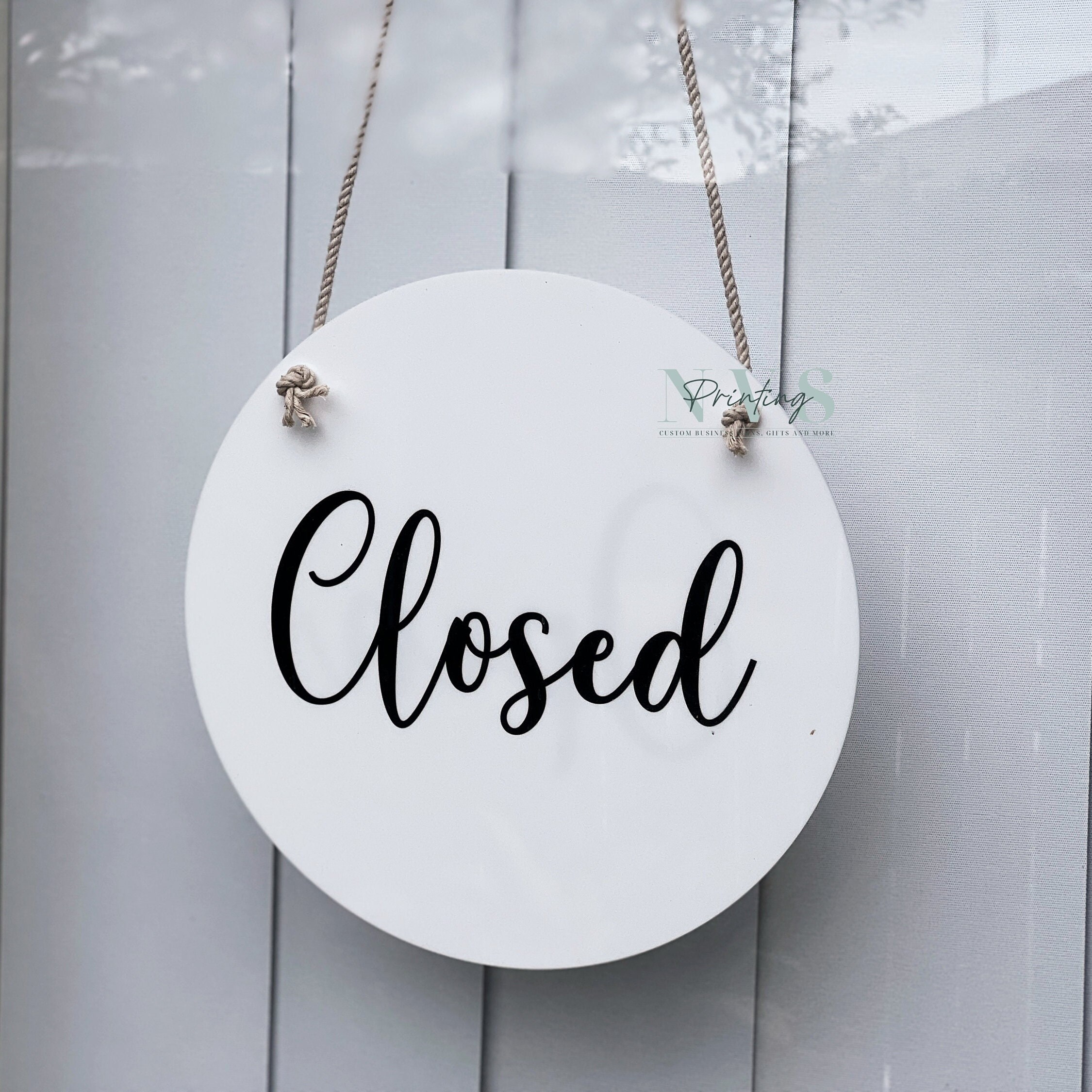 Letrero abierto cerrado Letras 3D Letrero comercial de doble - Etsy México