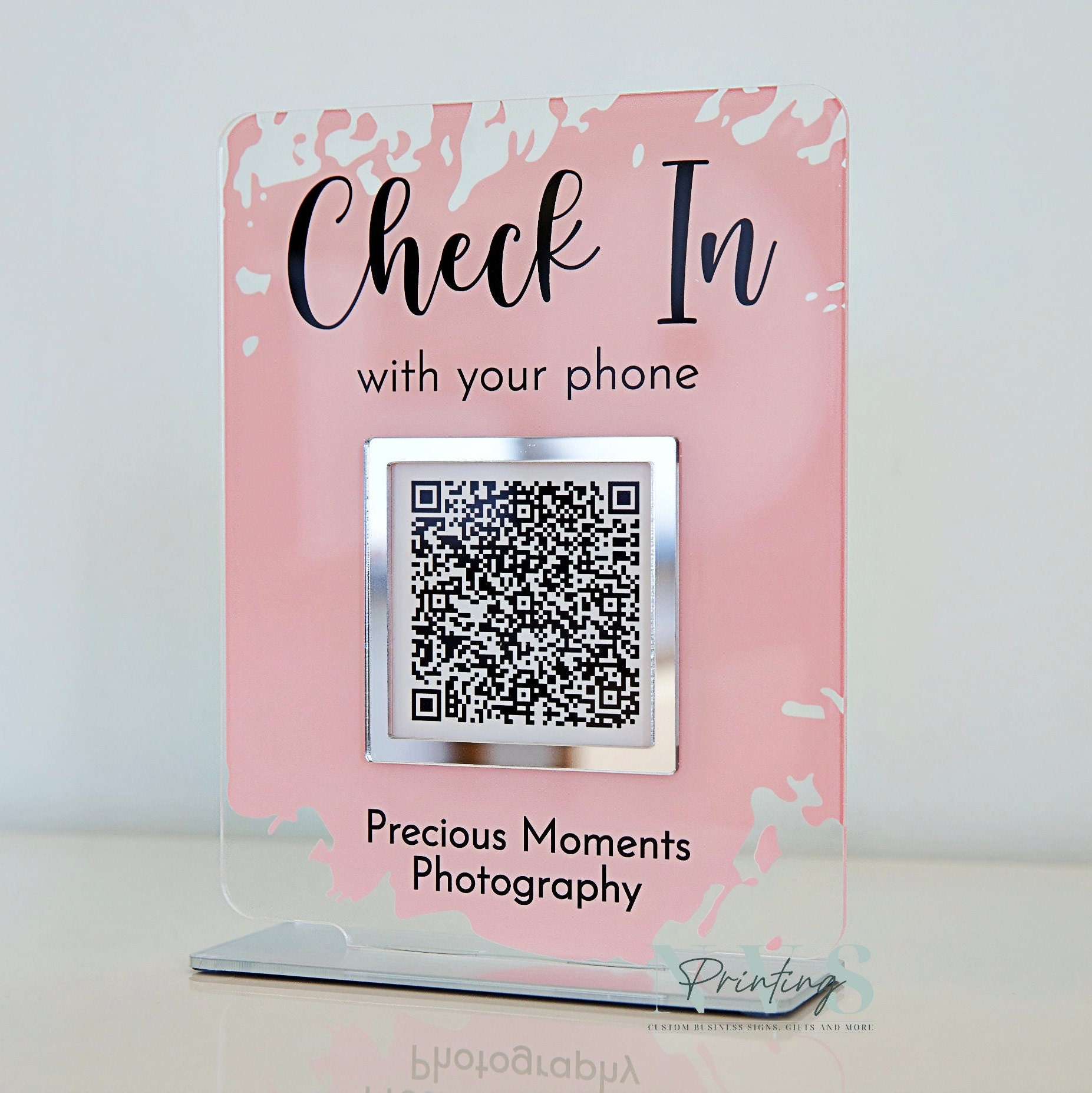 QR Code Sign Plaque Business Sign Salon Sign Hairdresser - Etsy Australia