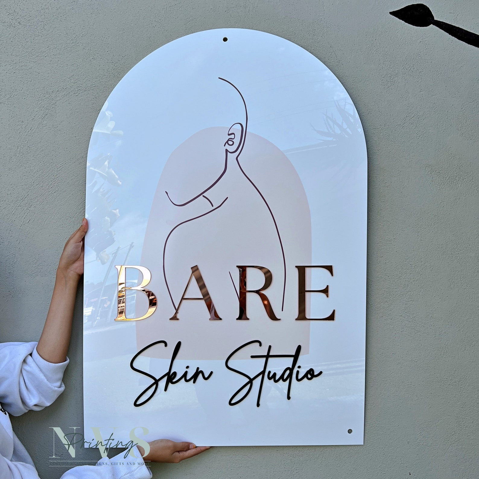 Business Logo Sign Arch 3D Door Wall Sign Custom Logo - Etsy Australia