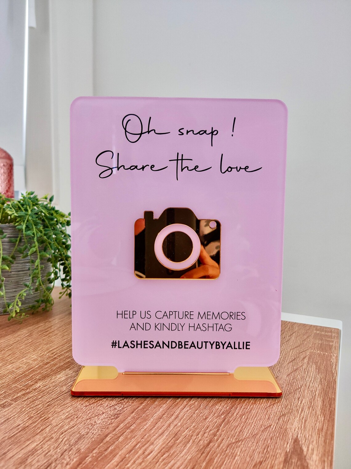 Custom HASHTAG Instagram Advertising Sign Business Signage - Etsy