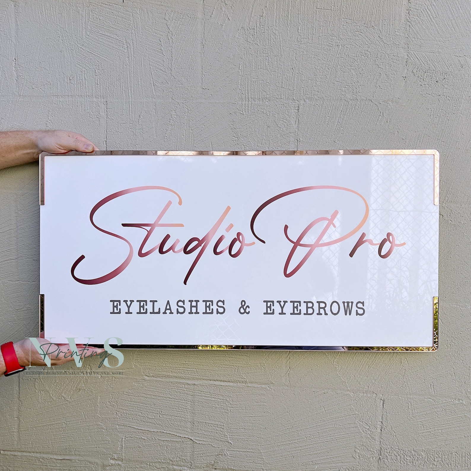 Rectangle Business Sign Logo Sign Custom Business Signage - Etsy