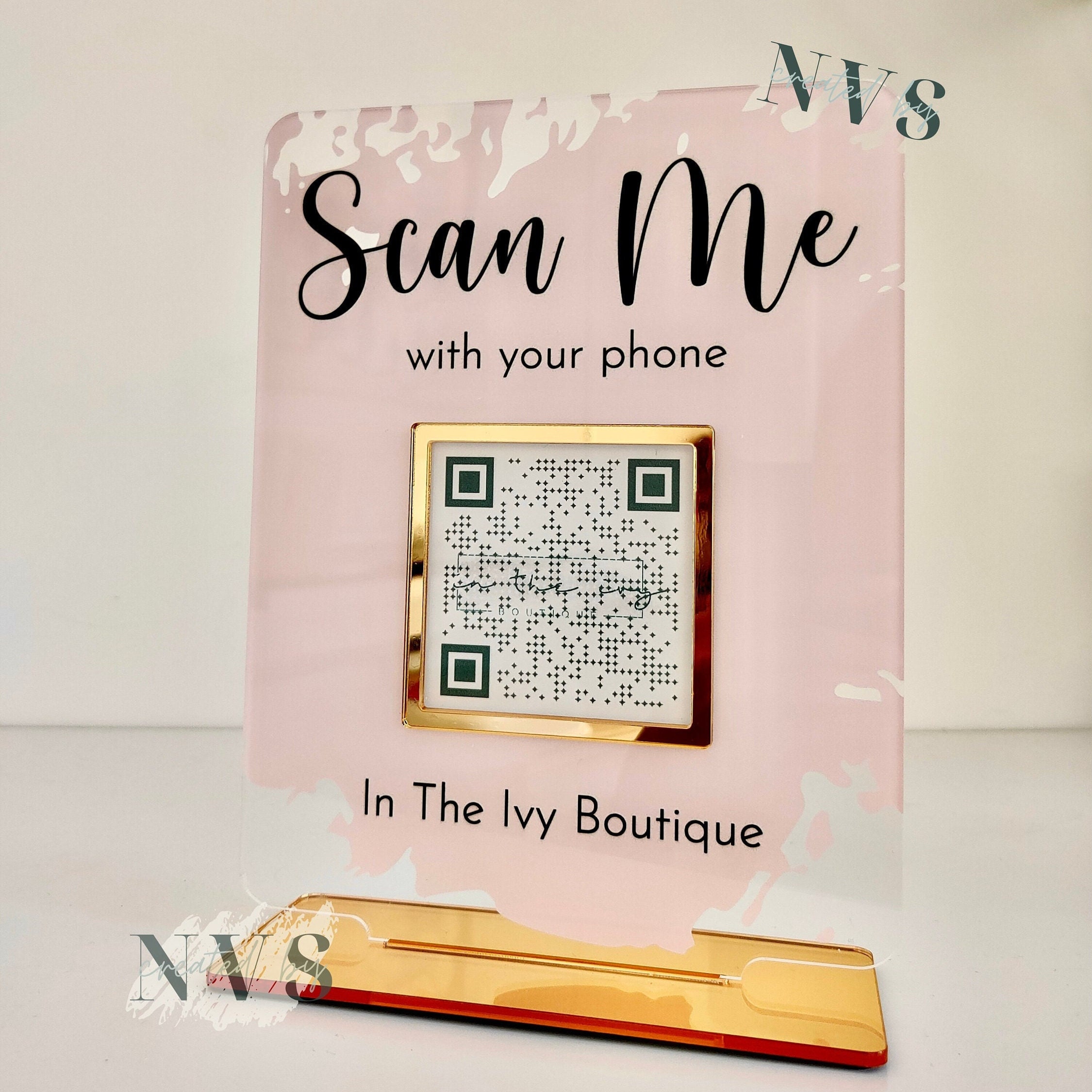 QR Code Sign Plaque Business Sign Salon Sign Hairdresser - Etsy Australia