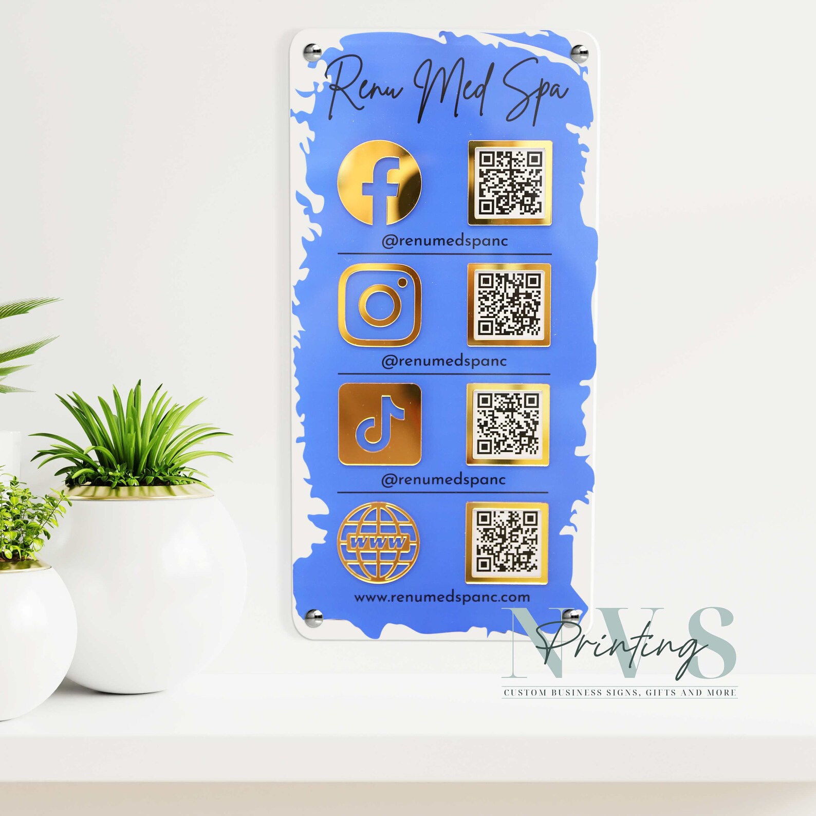 Wall QR Code Business Sign Scan to Pay Sign Cashapp Payment | Etsy