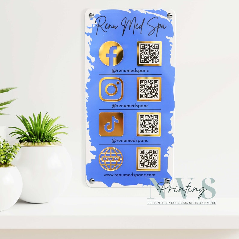 Wall QR Code Business Sign Scan to Pay Sign Cashapp Payment | Etsy
