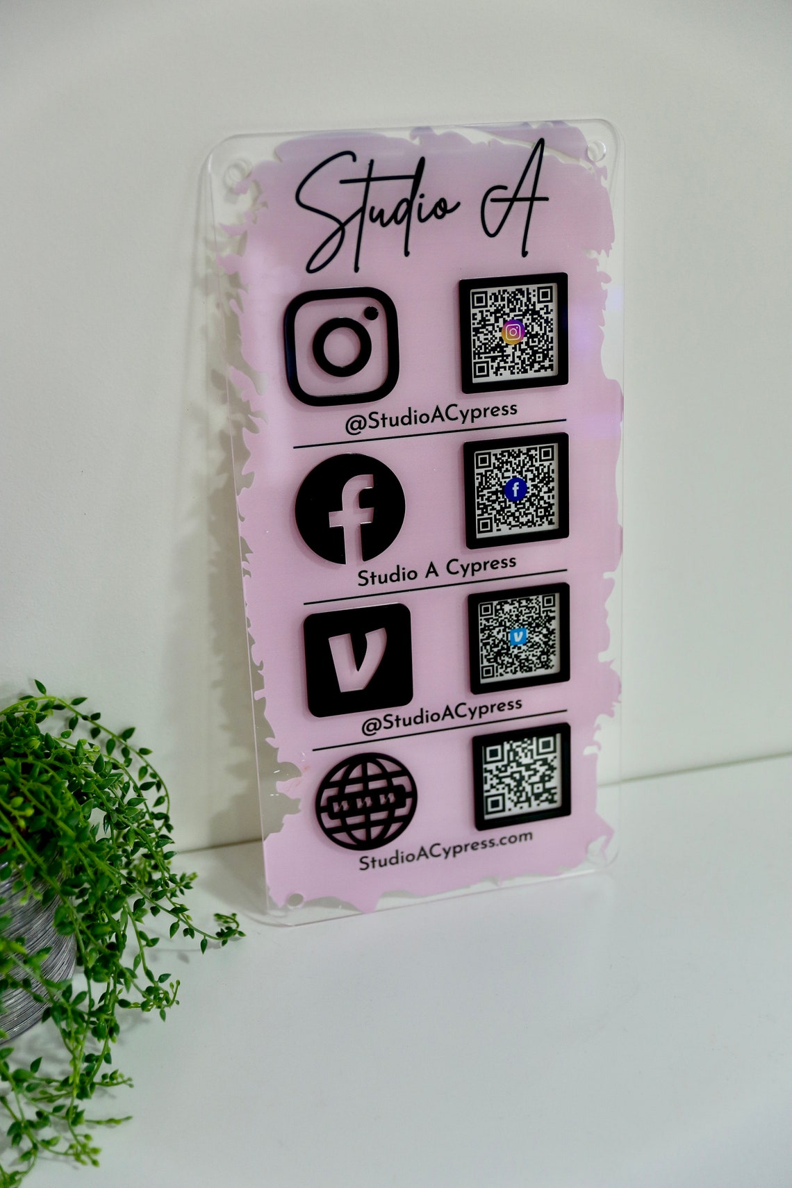 Wall QR Code Business Sign Scan to Pay Sign Cashapp Payment | Etsy