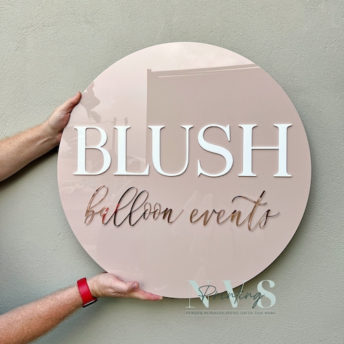 Rectangle Business Sign Logo Sign Custom Business Signage - Etsy Australia