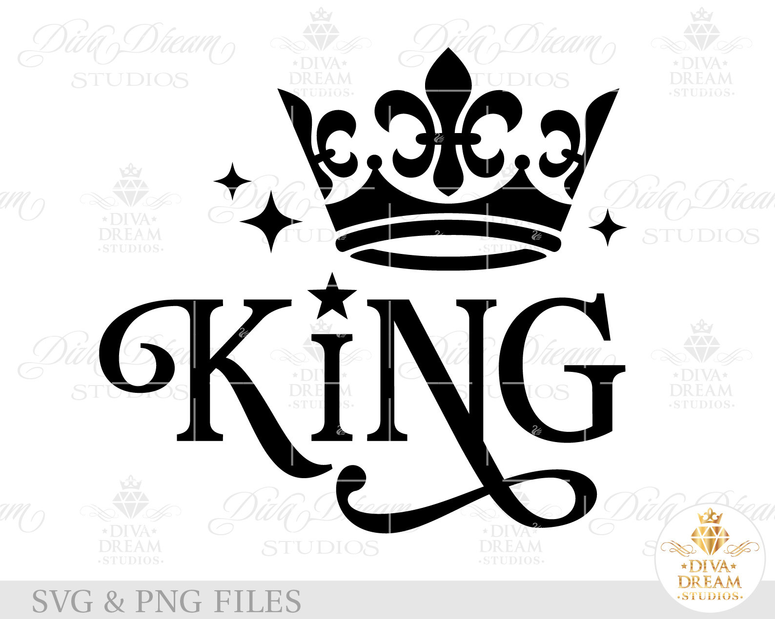 King Svg King Svg With Crown King Svg For Men Husband Svg | Etsy