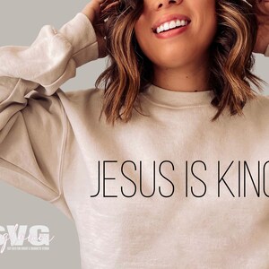 Jesus Ist König svg Png | Jesus Datei für Cricut & Silhouette ...