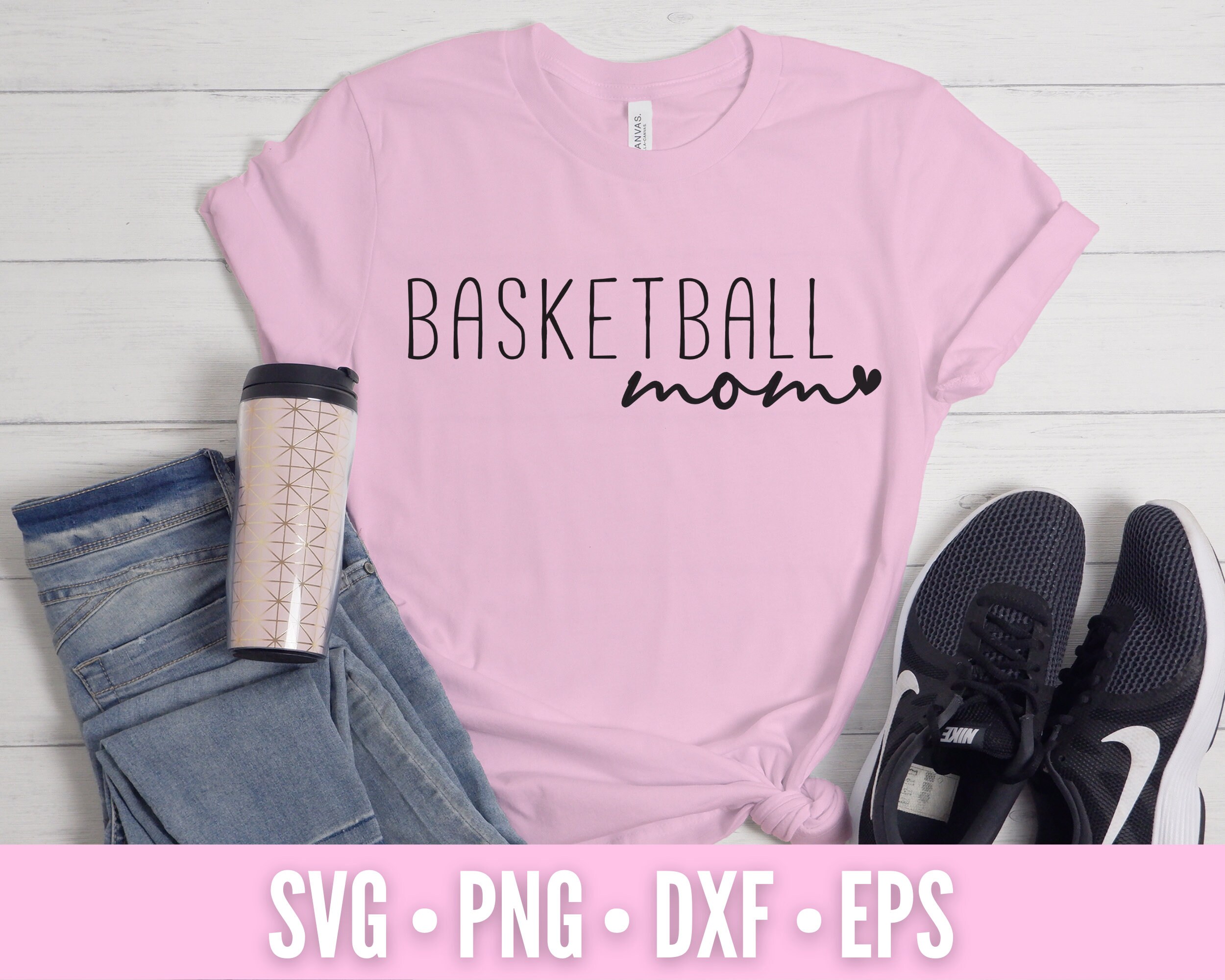 Basketball Mom Svg Basketball Mama Svg Basketball Heart Etsy