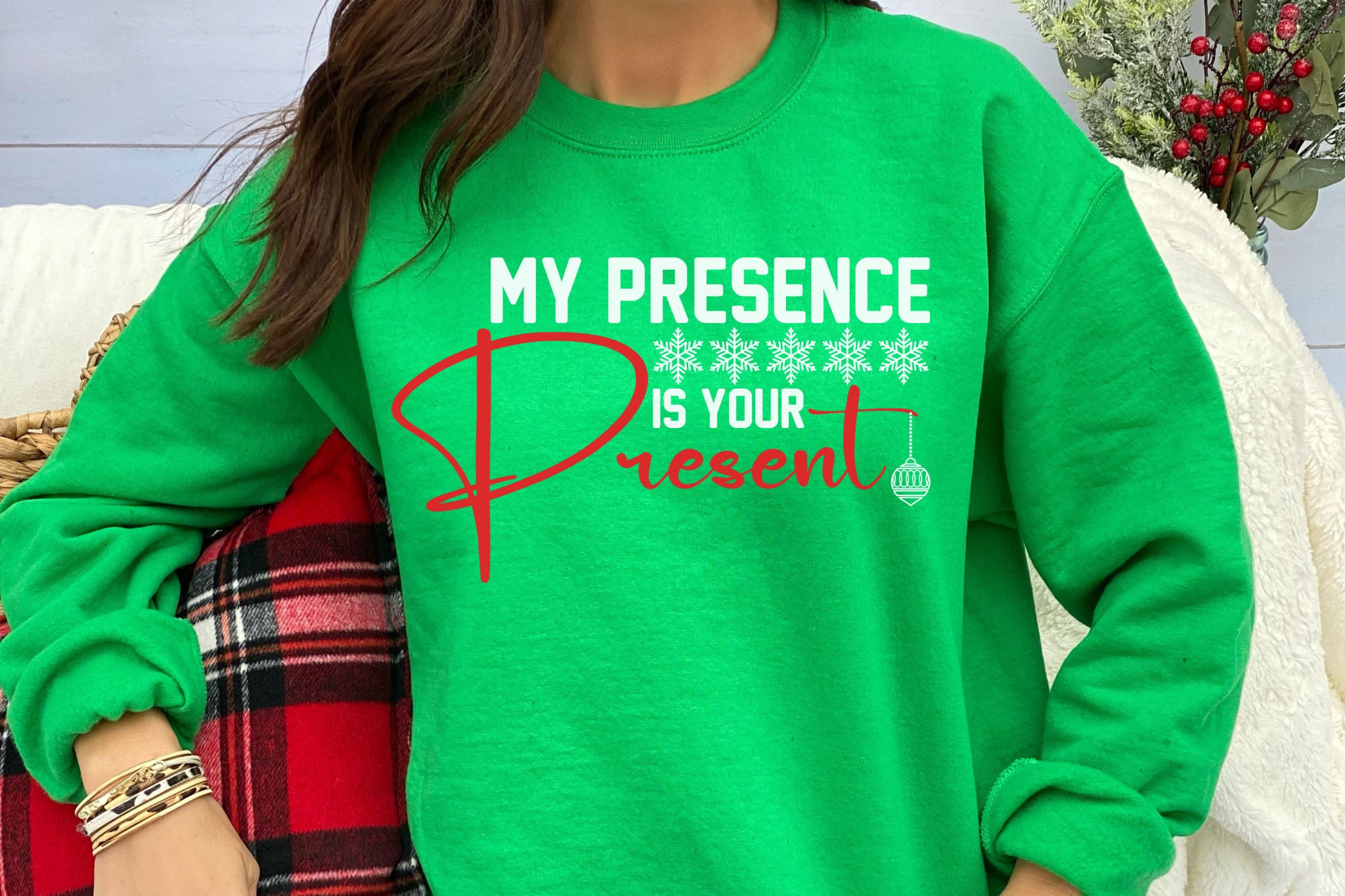 My Presence is Your Present Svg Png Funny Christmas Shirt - Etsy