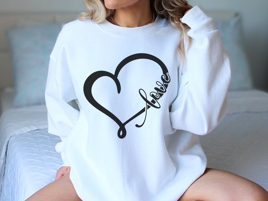Love Heart Svg Png | Valentine Heart Shirt Design | Love Cut File for ...