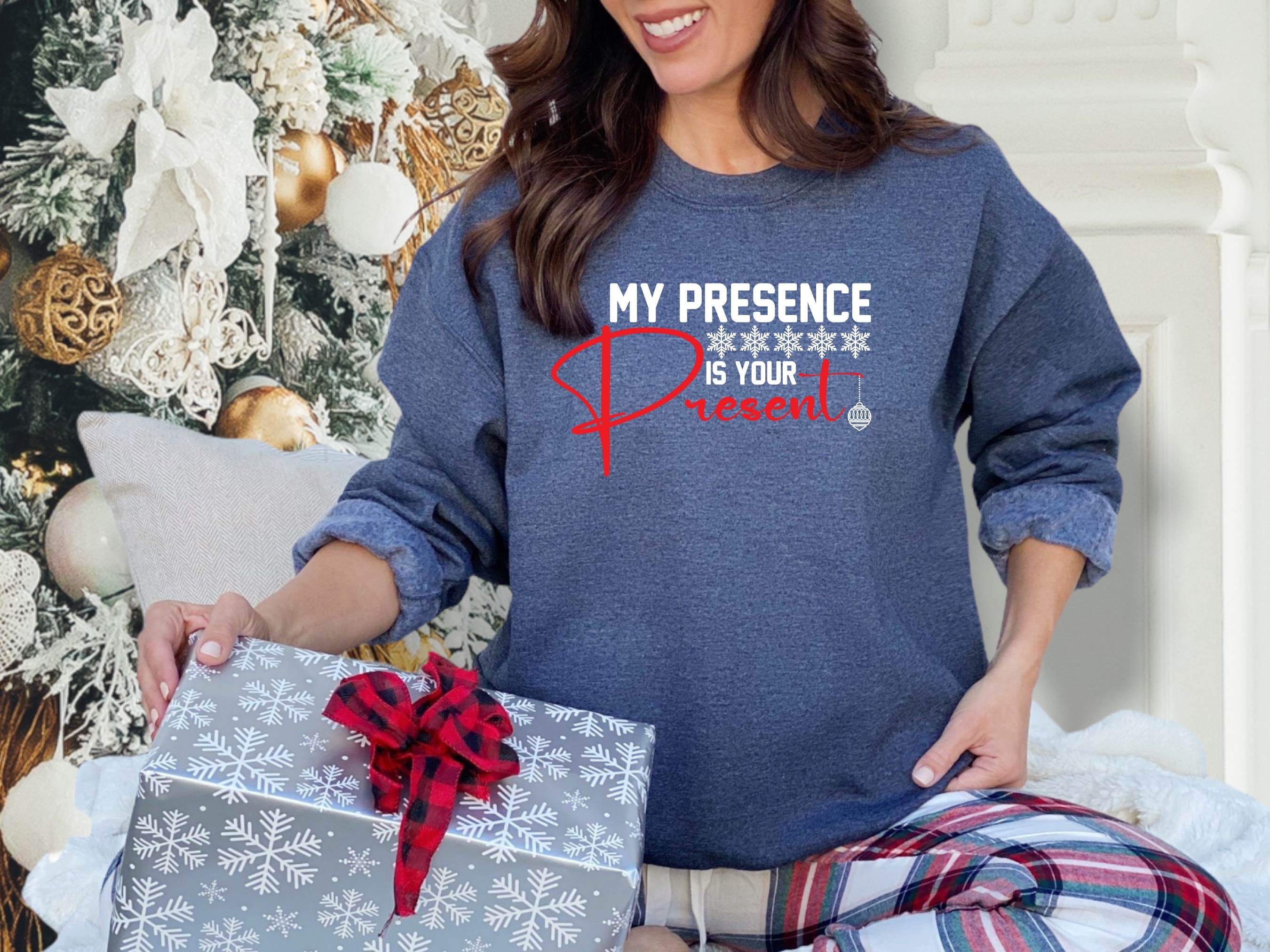 My Presence is Your Present Svg Png Funny Christmas Shirt - Etsy