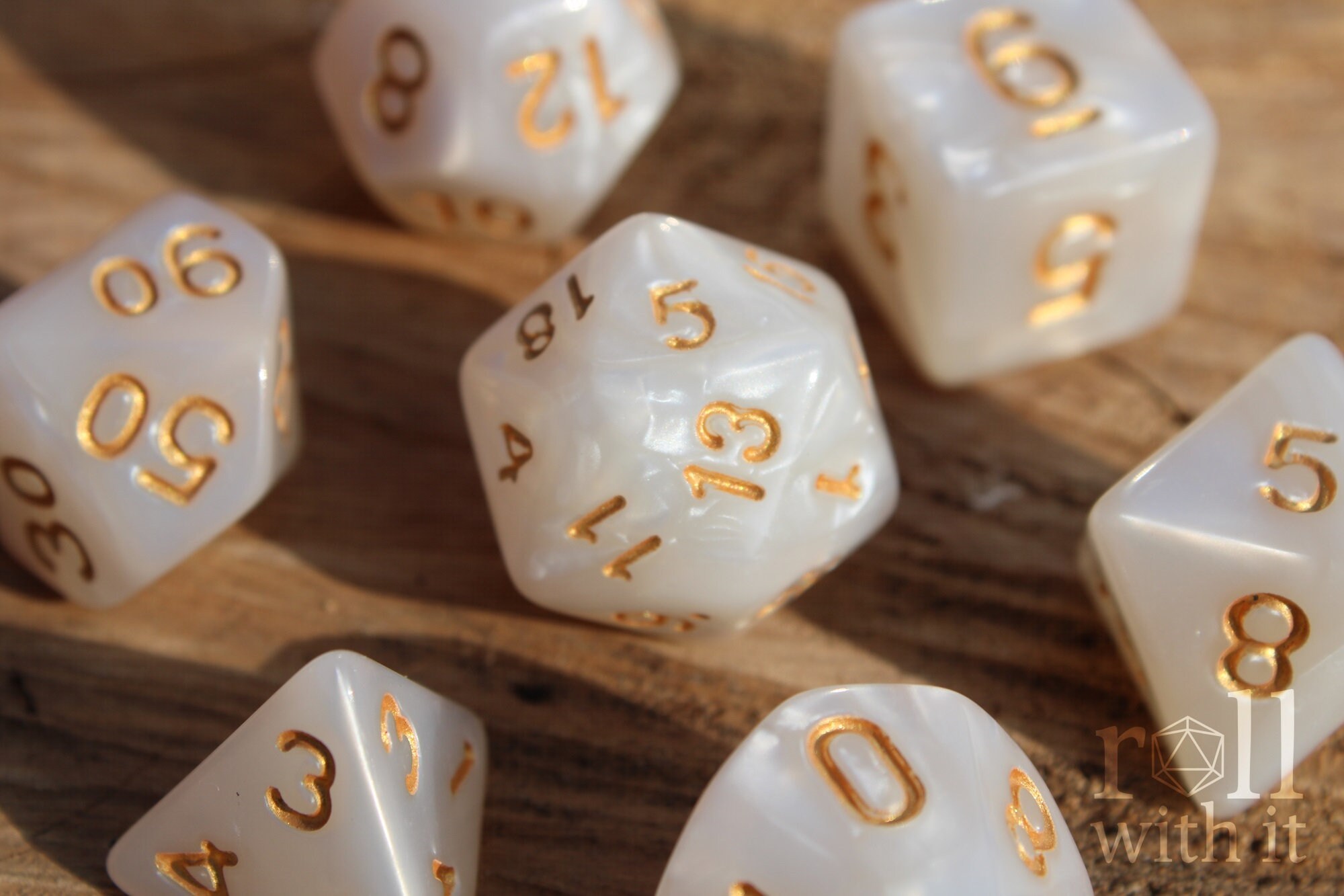 11 Set Pearlescent Paladin Dice Dungeons and Dragons Dice - Etsy UK