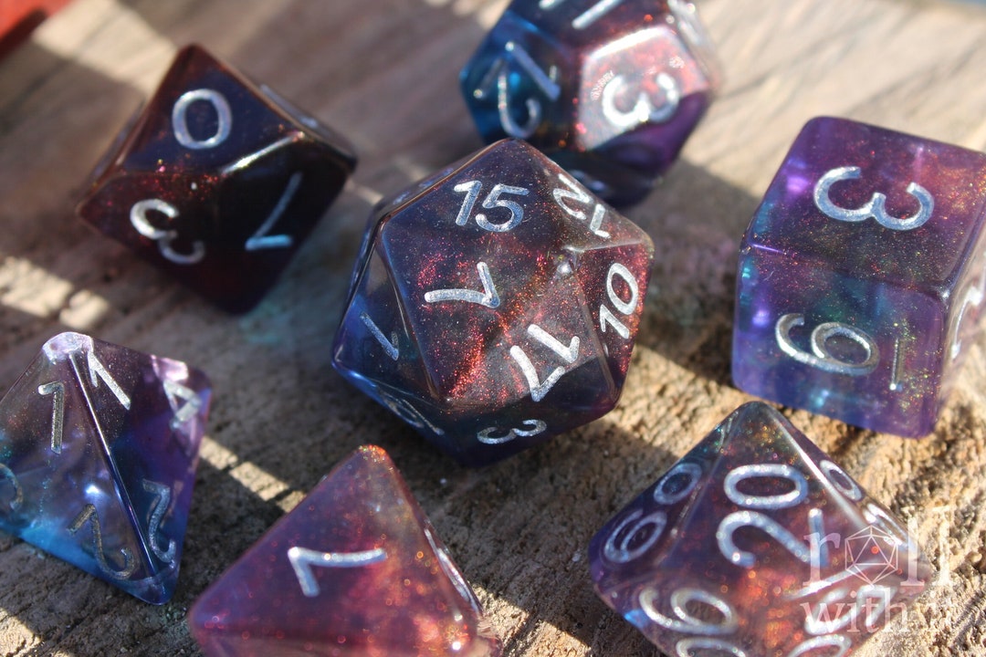 Psionic Weave Dice Dungeons and Dragons Dice Set 7 Polyhedral Dice RPG ...