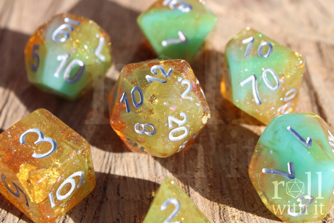 Shorefront Treasure Dice - Dungeons and Dragons Dice Set | 7 Polyhedral ...