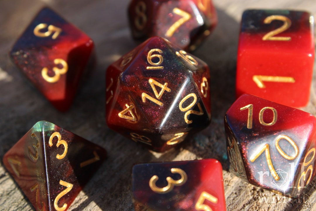 Eventide Masquerade Dice Dungeons and Dragons Dice Set 7 - Etsy