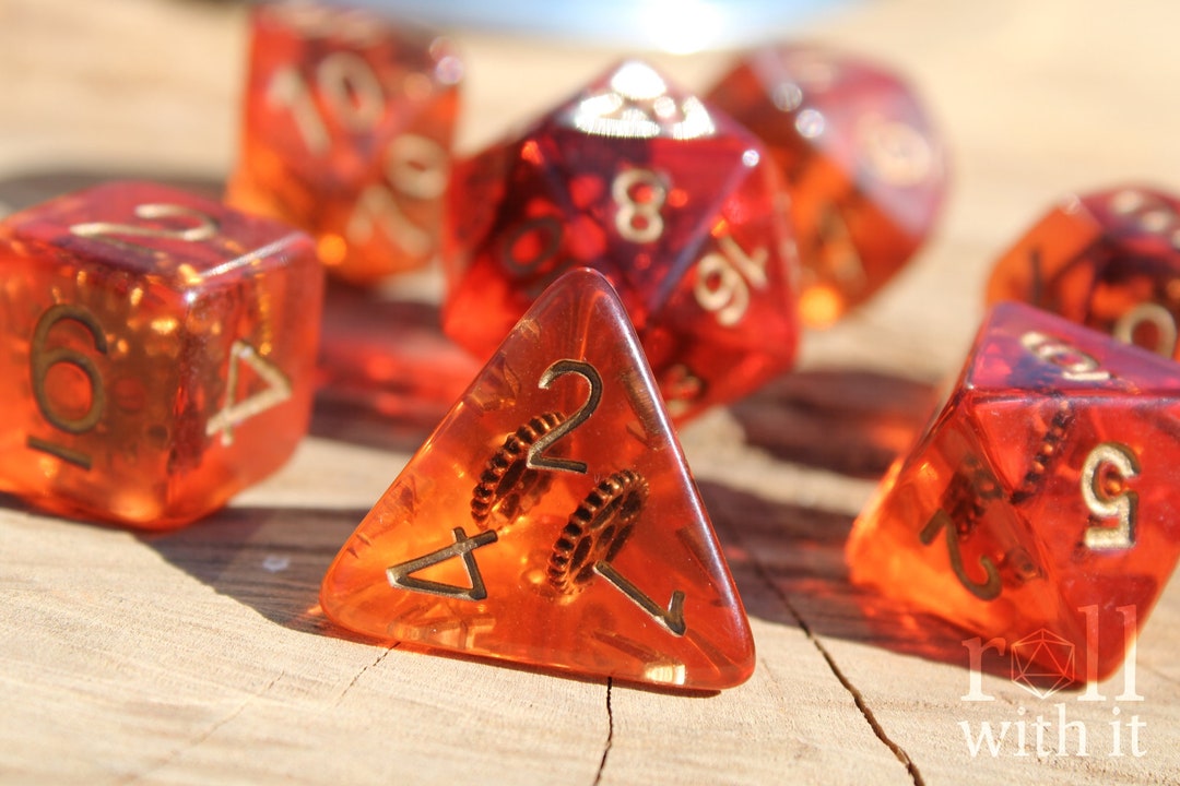 Clockwork Dice Dungeons and Dragons Dice Set 7 Polyhedral Dice RPG Dice ...