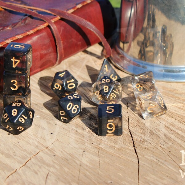 Clear Dice Set - Etsy