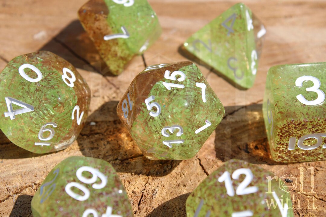 Apple Sauce Dice - Dungeons and Dragons Dice Set | 7 Polyhedral Dice ...