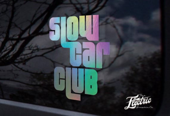 SLOW CAR CLUB Custom Sticker Decal Jdm Custom Sticker Decal | Etsy