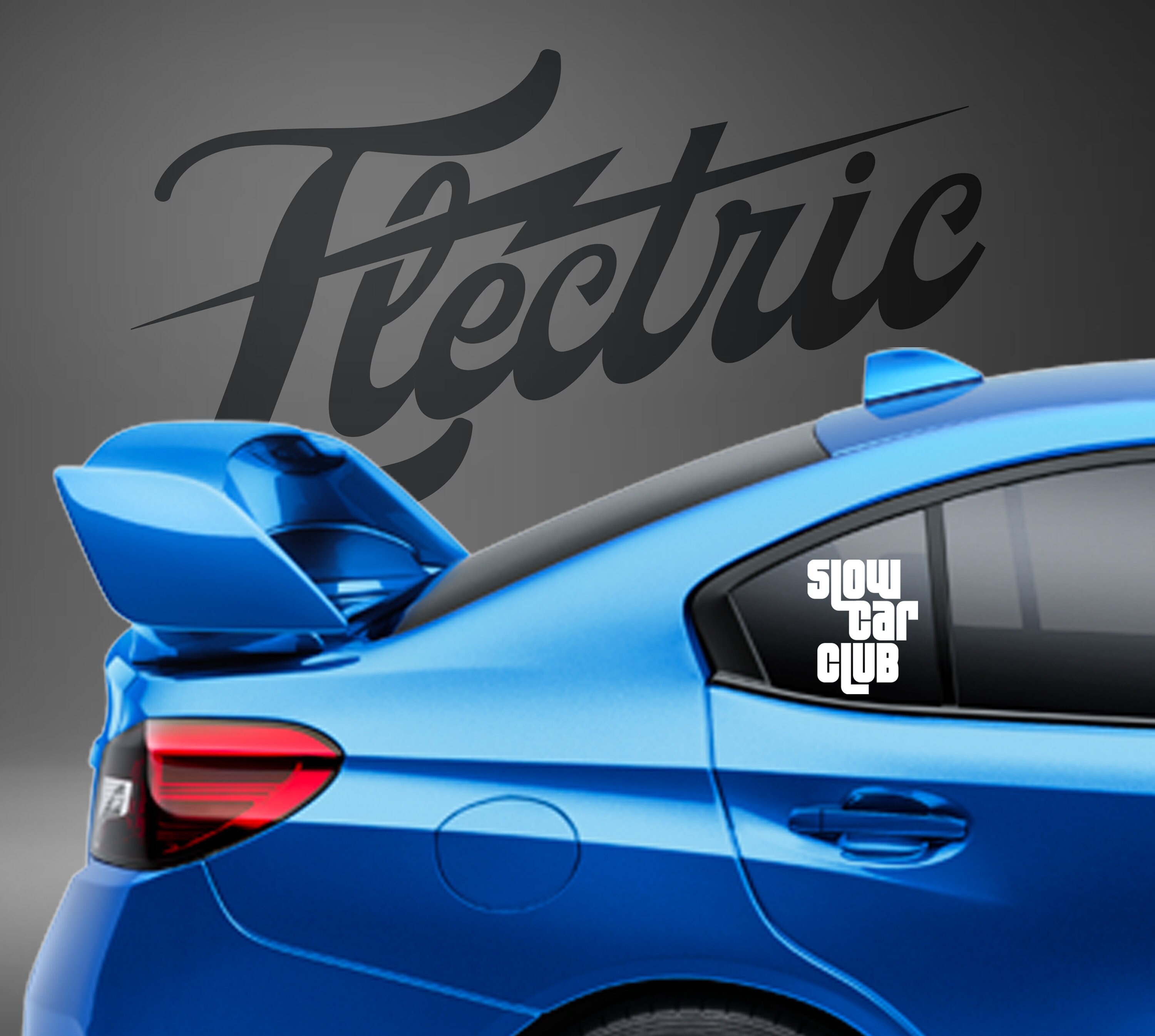 SLOW CAR CLUB Custom Sticker Decal Jdm Custom Sticker Decal - Etsy