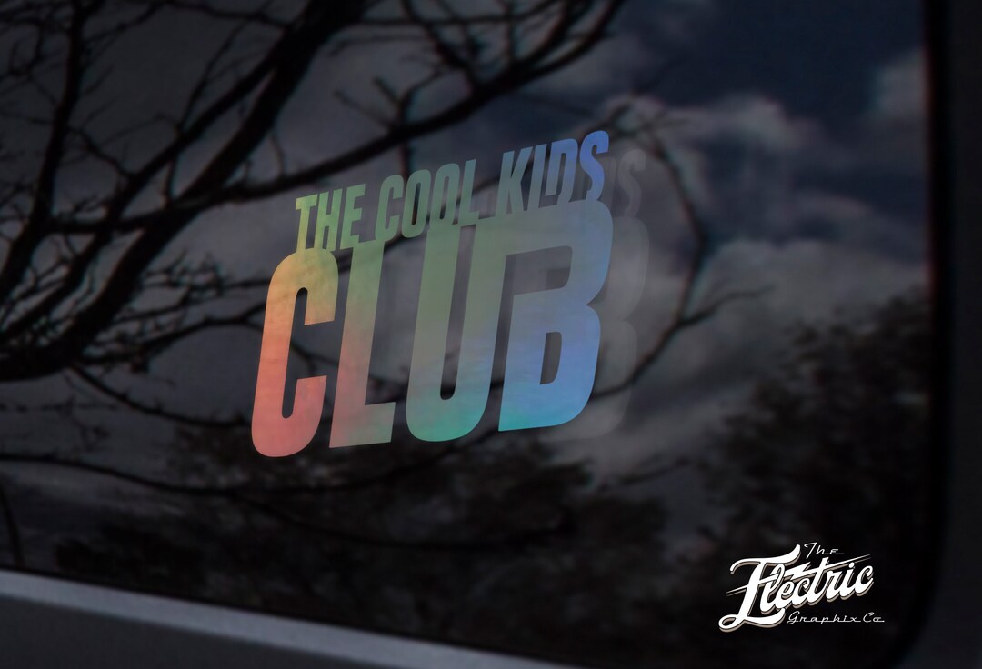 The Cool Kids Club - Custom Sticker Decal - JDM Custom Sticker Decal ...