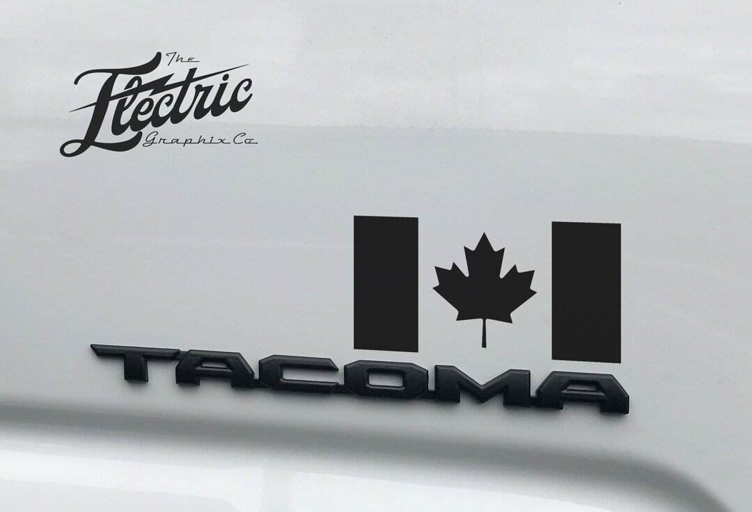Set of 2 or Single - Canadian Flag Side Badge Truck Emblem Decal Set ...