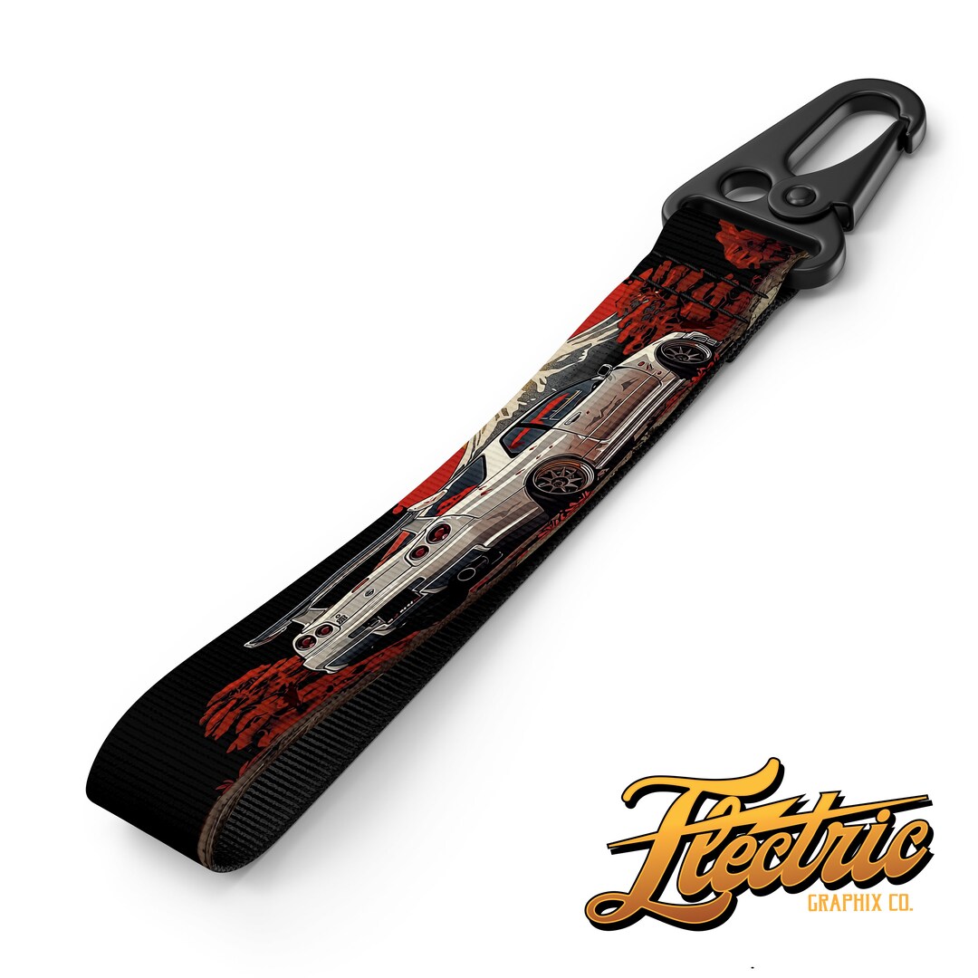 JDM R34 TOYKO Keychain Wristlet | Key Strap | Key Fob | JDM Lanyard for ...