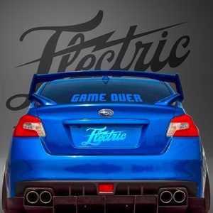 GAME OVER Video Game Decal - Custom Sticker Decal - JDM Custom Sticker ...