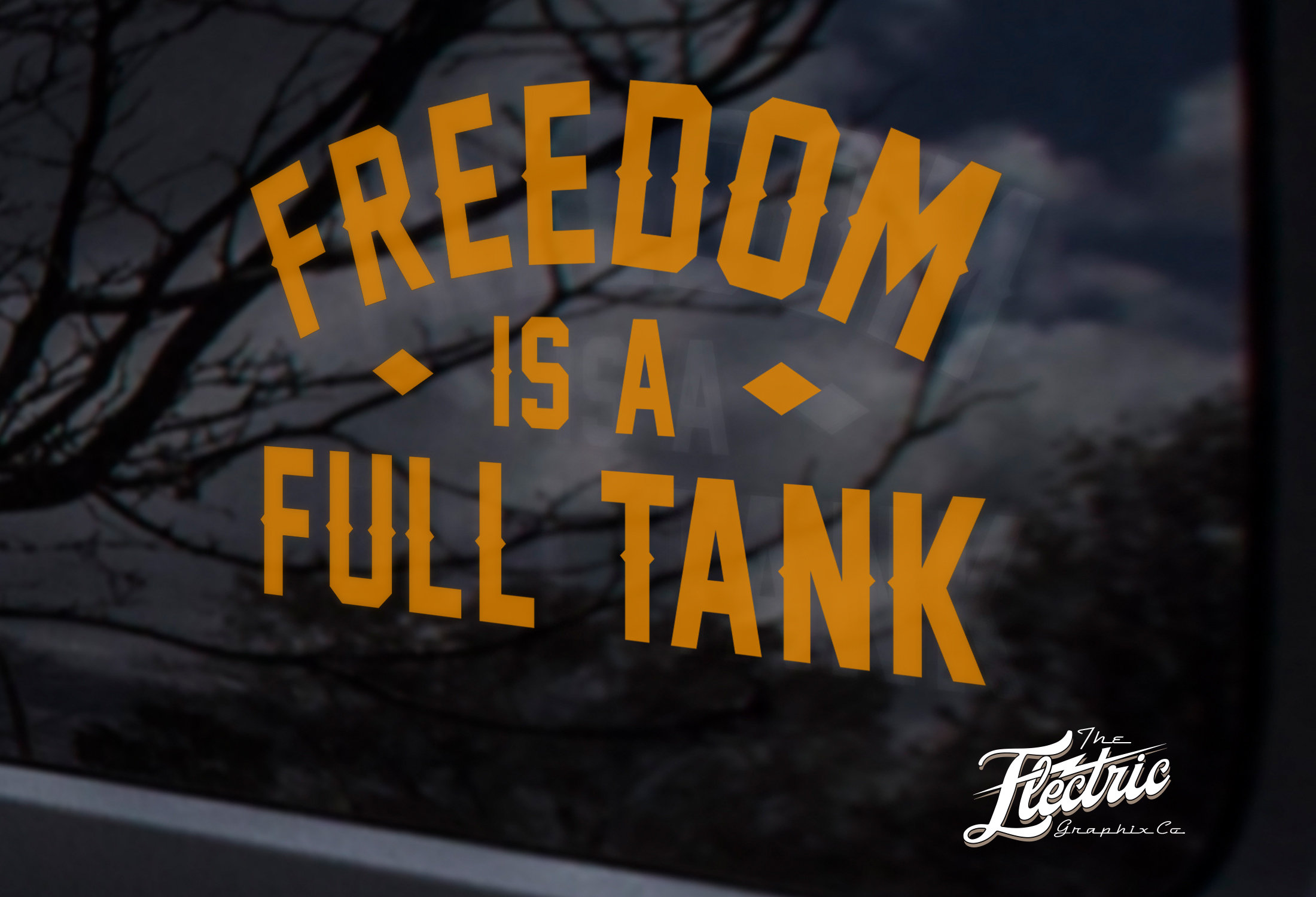 Freedom is a Full Tank Motorcycle Sticker Bikers Decals - Etsy