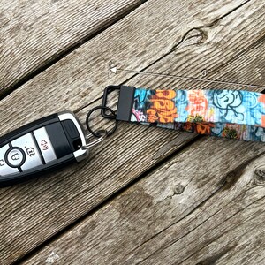 JDM Stickerbomb Car Fob Keychain Wristlet | Key Strap | Key Fob | Jdm ...