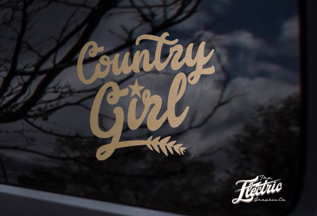 Country Girl Farm Decal - Country Life Farm Custom Sticker Decal ...