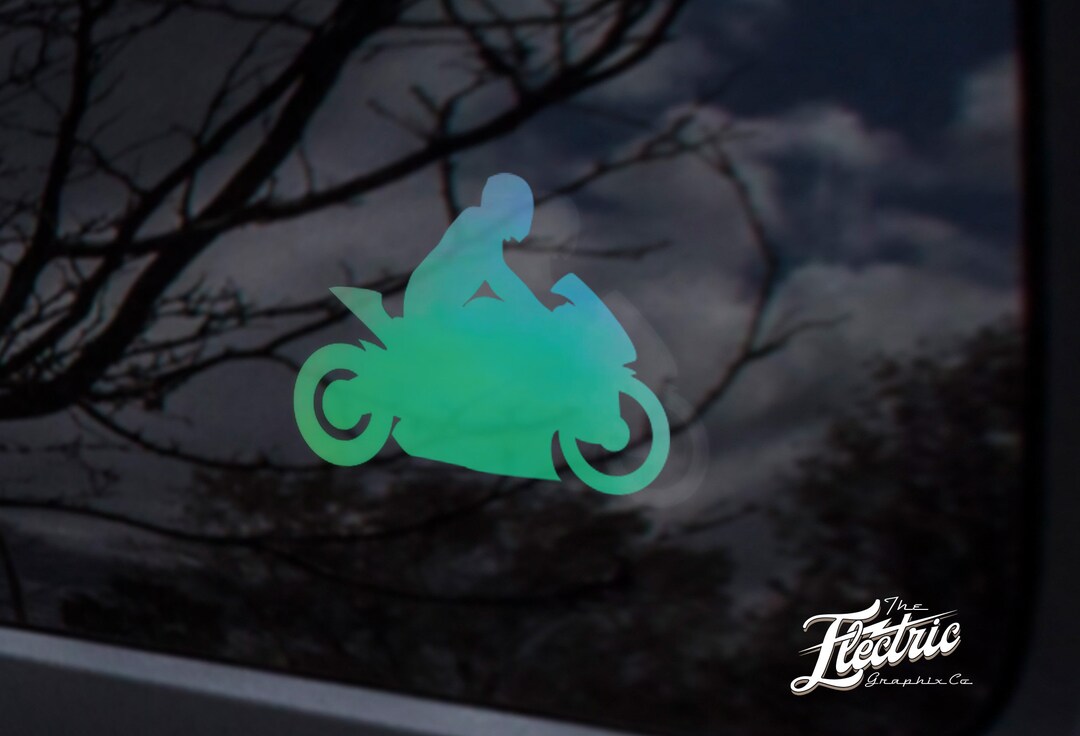 Sport Bike Decal - Men Motorcycle Decal - Motorcycle Sticker - Bikers ...