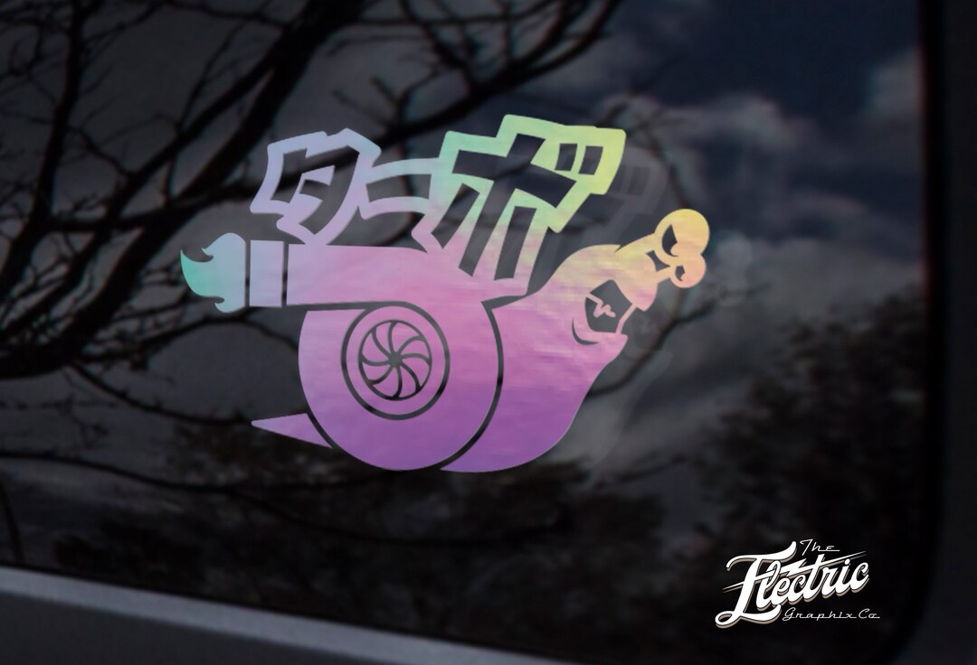 TURBO SNAIL - Turbo Sticker Decal - JDM Custom Sticker Decal Customized ...