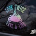 Ride Safe Biker Wave 2 Fingers Down Motorcycle Wave Sticker - Vinyl ...