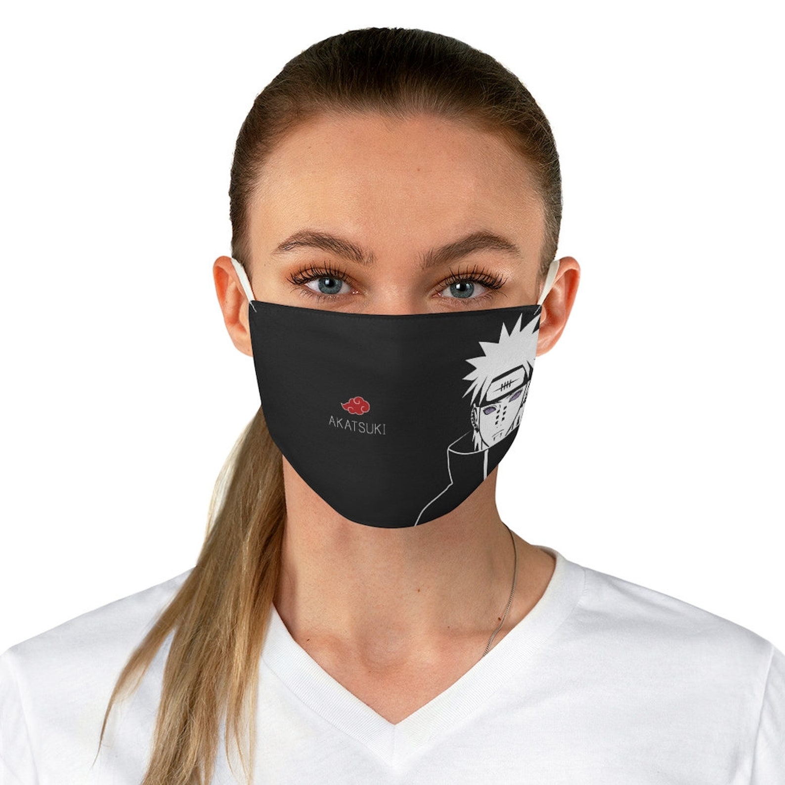 Naruto Akatsuki Pain Fabric Face Mask | Etsy