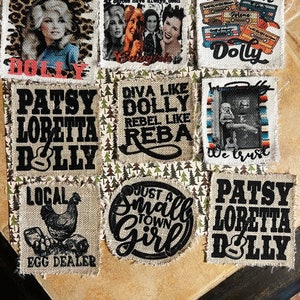 Dolly/reba/raggedy White/burlap Cap Patches-frayed Already/100% Polyester/frayed Hat Patches ...