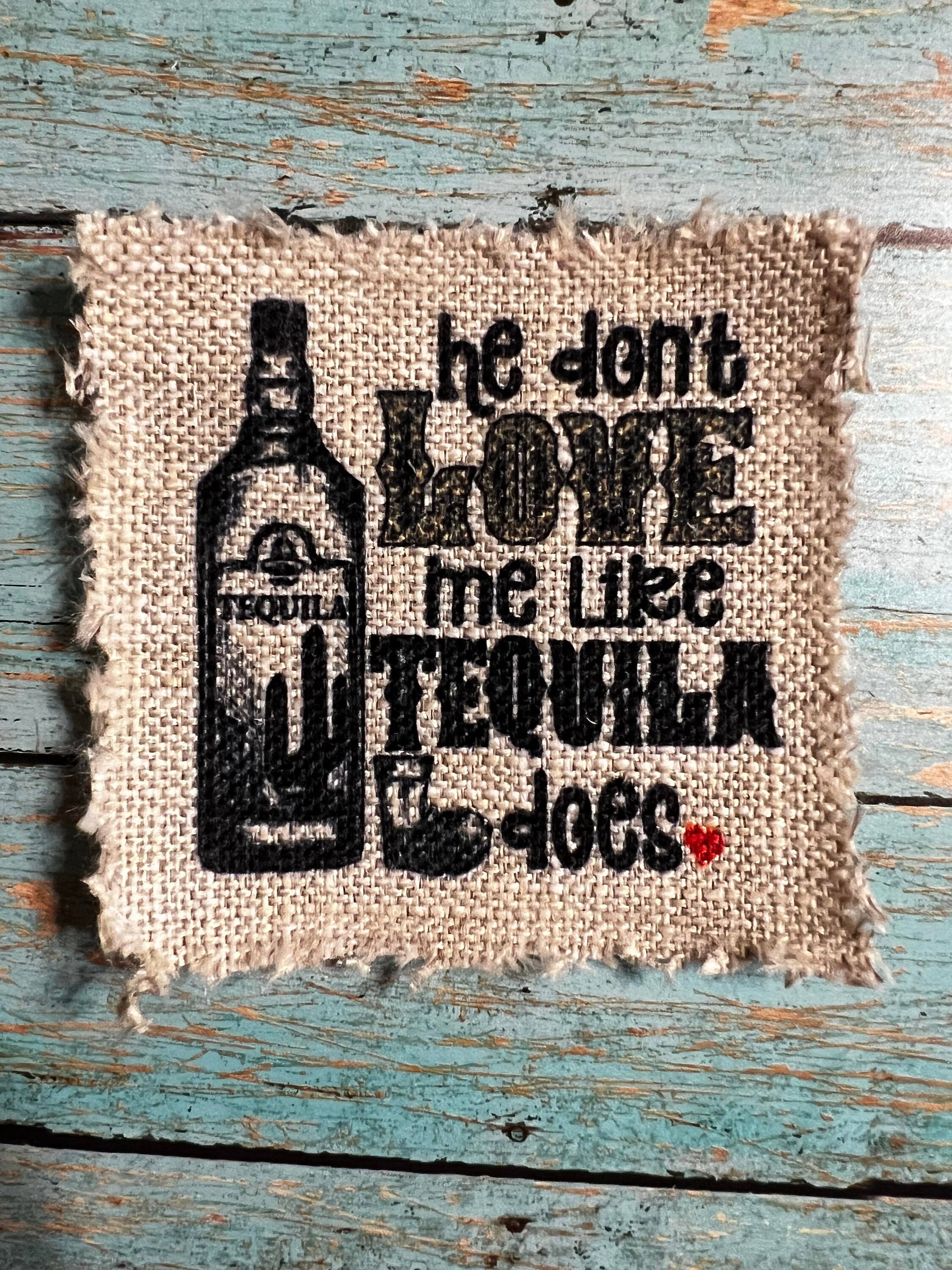 Rustic Burlap Pre-frayed Sublimation Hat Patch | Ready to Apply - Etsy