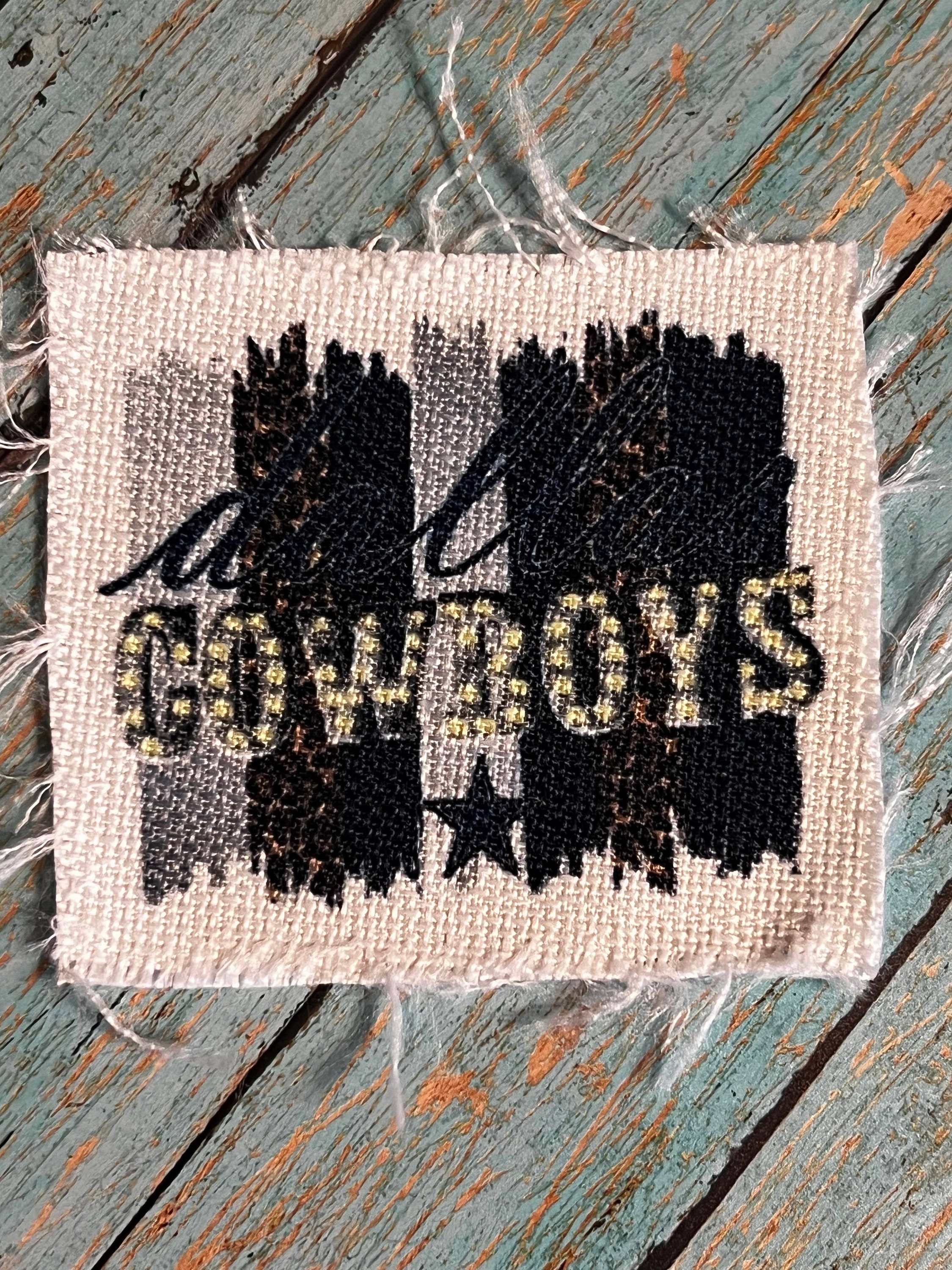 Raggedy White Cap Patches-frayed Already/100% Polyester/frayed Hat ...