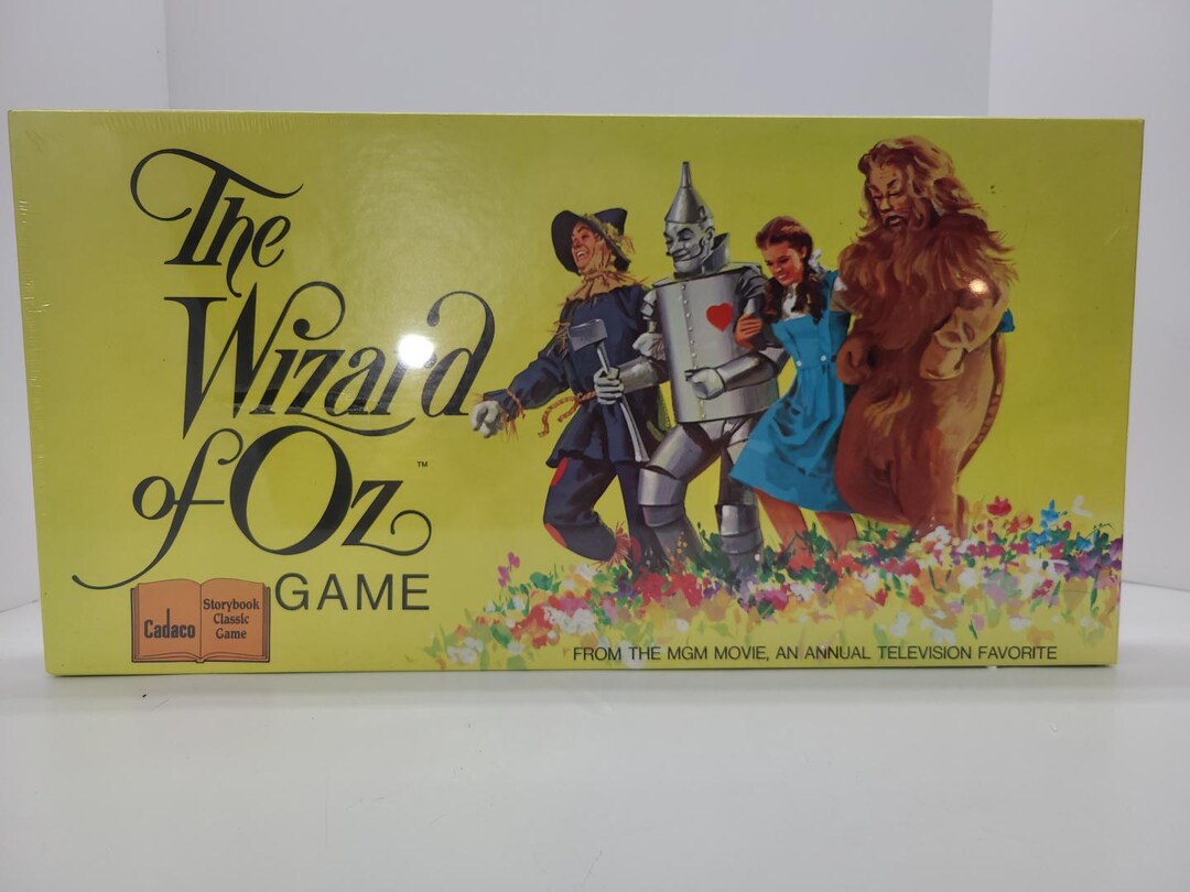 The Wizard of Oz Game by Cadaco 1974 Storybook Classic Game New Factory ...