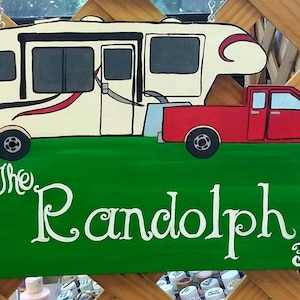 RV Recreational Vehicle Sign Dor Motor Home Camping - Etsy