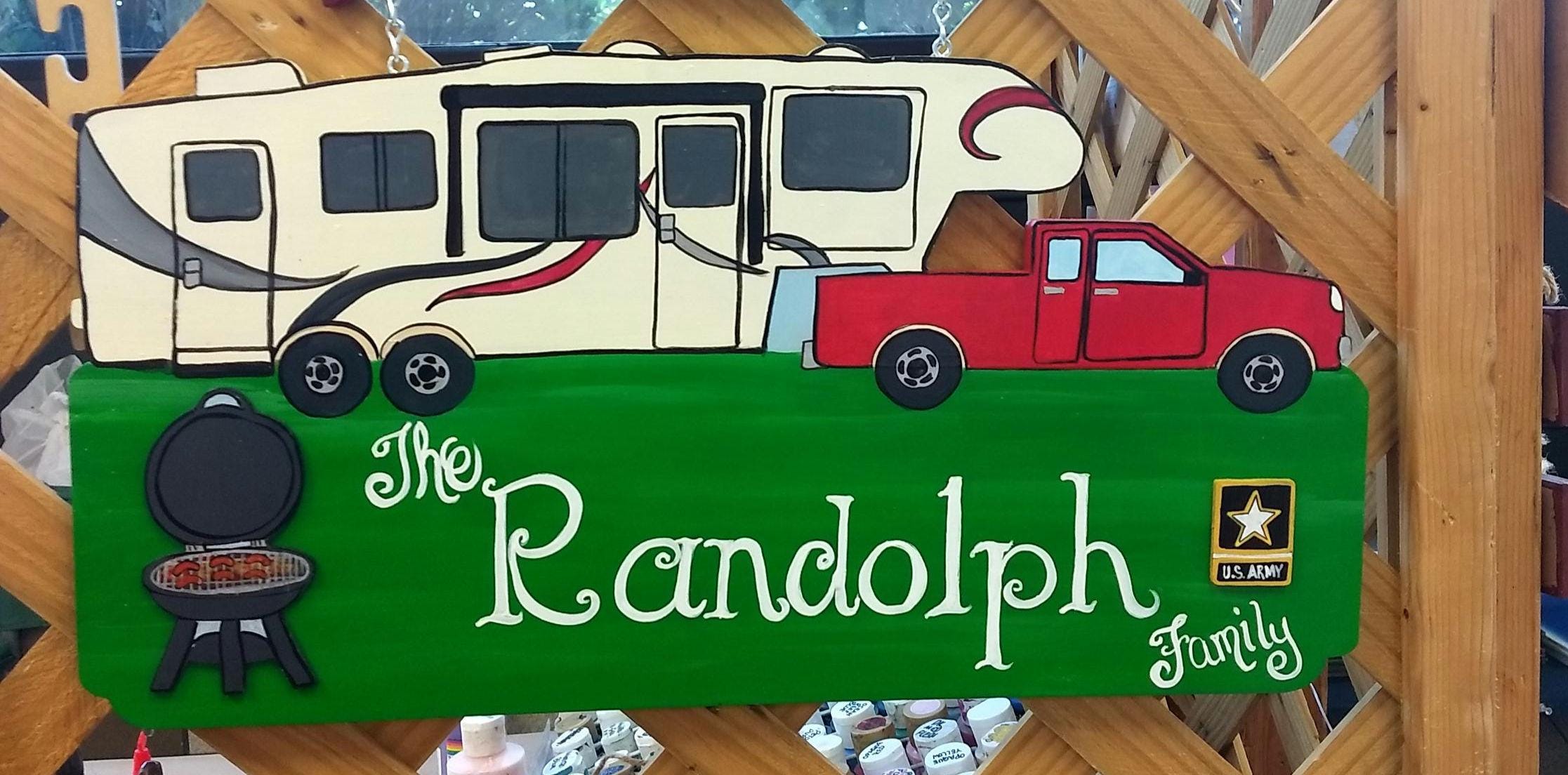 RV Recreational Vehicle Sign Dor Motor Home Camping - Etsy