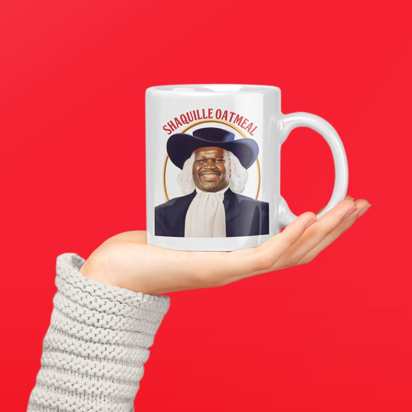 Shaquille Oatmeal Mug, Shaquille O'neal Mug, Funny Parody, Meme, Meme ...