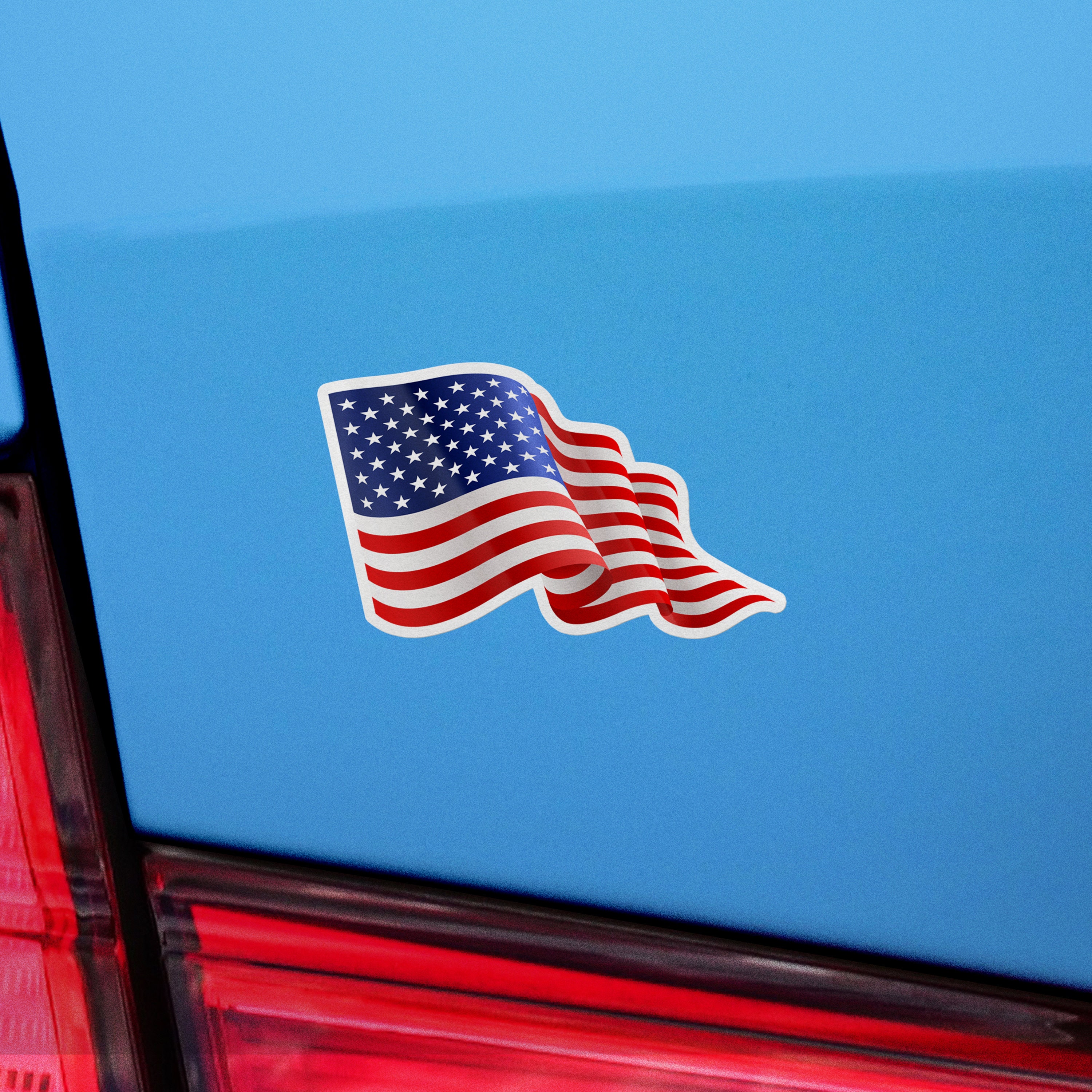 USA Flag Sticker United States Flag Sticker USA Citizen - Etsy