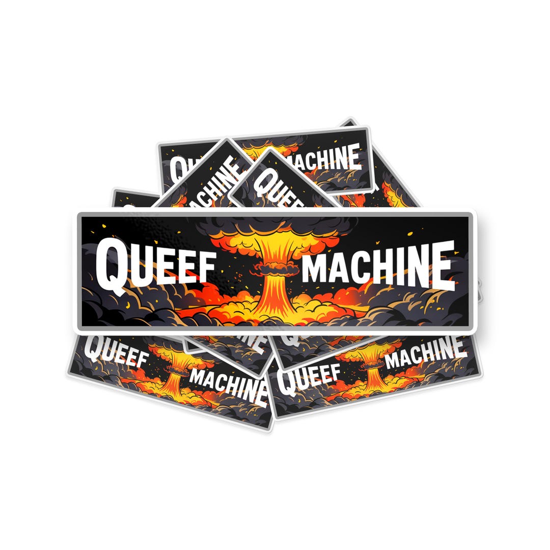 Queef Machine Funny Meme Vinyl Bumper Sticker, NSFW Adult Decal - Etsy